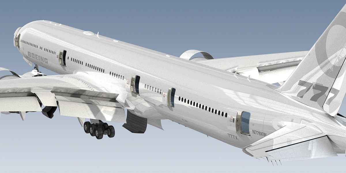 3D model boeing 777x family generic - TurboSquid 1509144