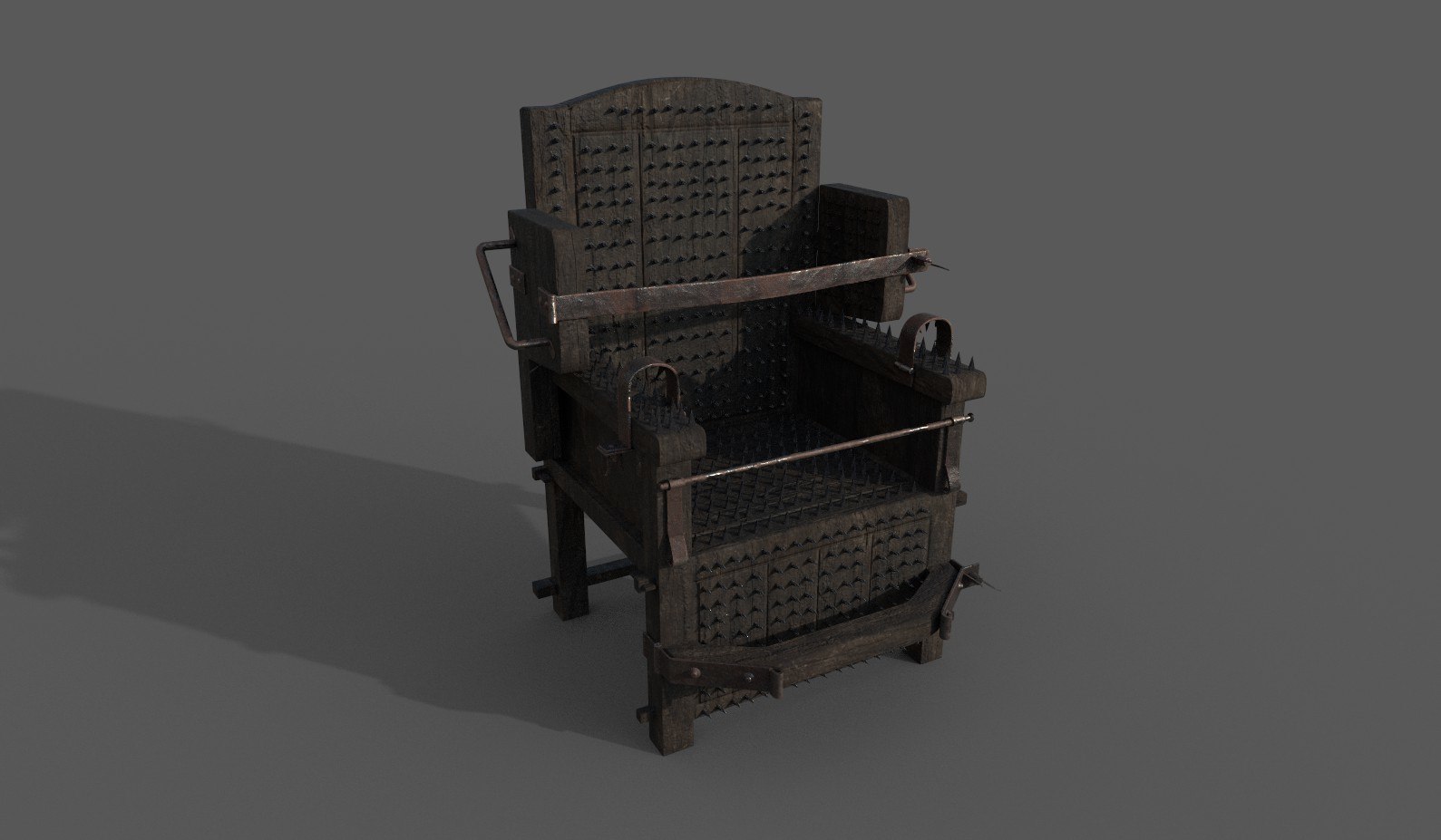 3D medieval torture chair - TurboSquid 1509182