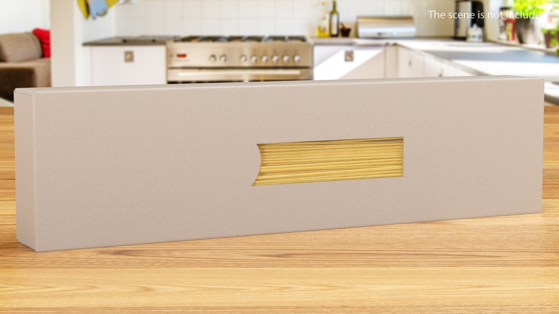 3D spaghetti pasta box template - TurboSquid 1509546