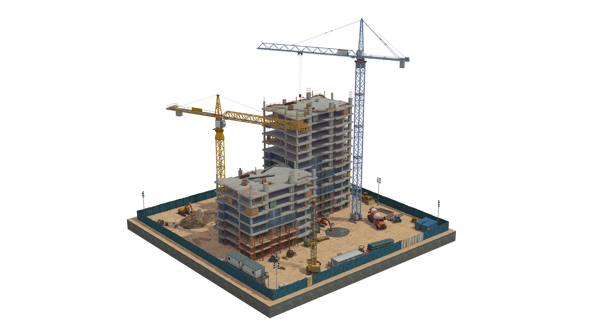 modelo 3d En escena de construcción 2 - TurboSquid 1356971