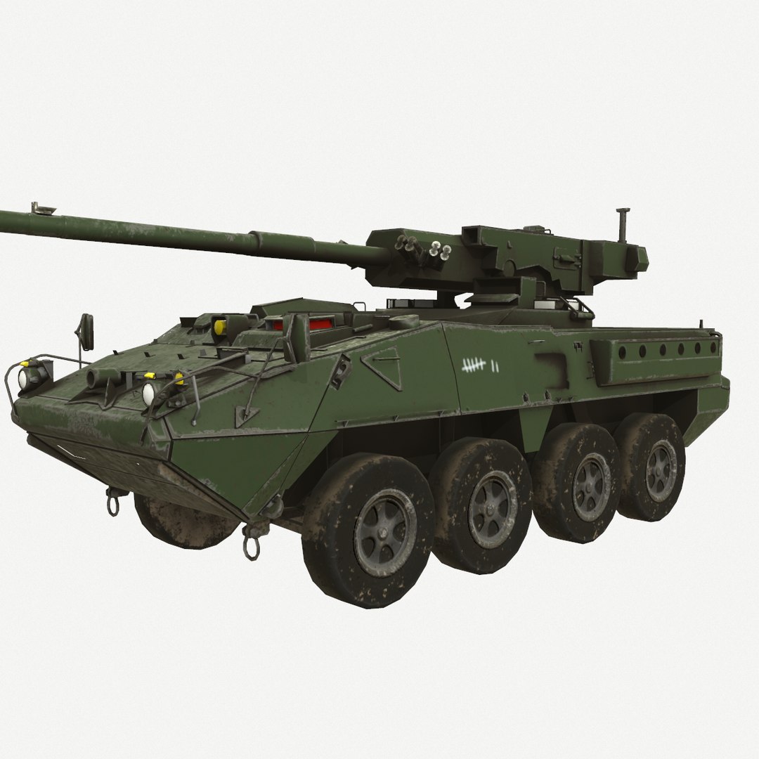 Stryker mgs model - TurboSquid 1509460