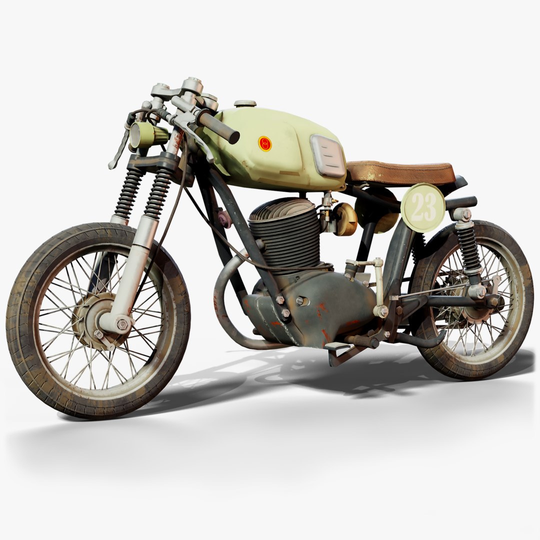 3D gilera motorcycle gameready cycles model - TurboSquid 1509594