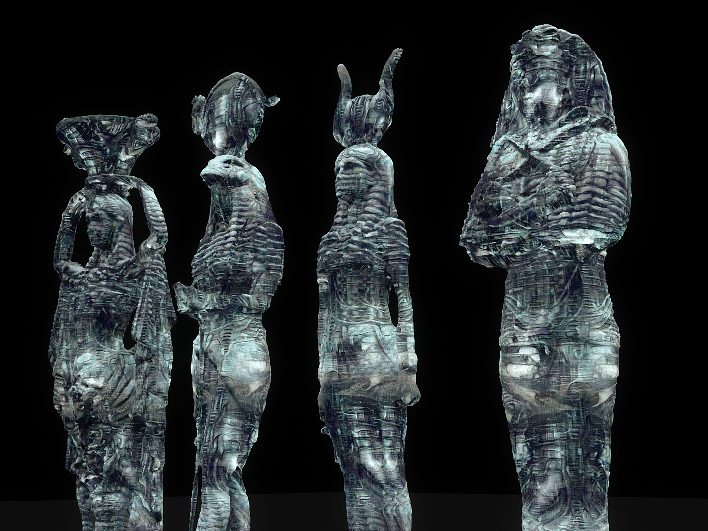 3D alien monument pack 4 - TurboSquid 1509872