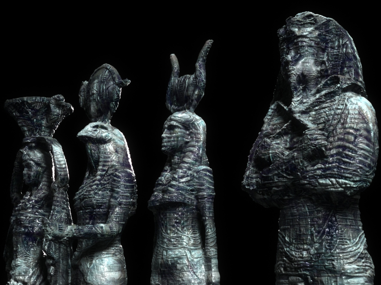 3D alien monument pack 4 - TurboSquid 1509872