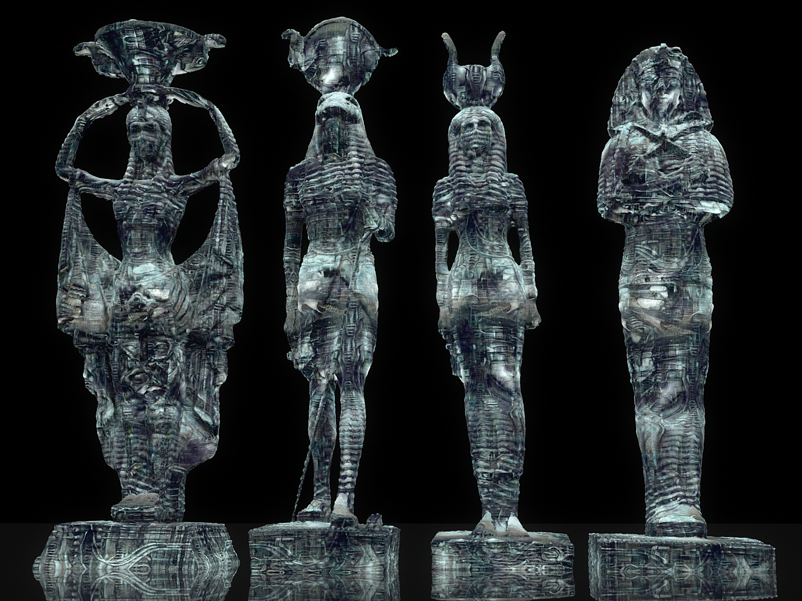 3D alien monument pack 4 - TurboSquid 1509872