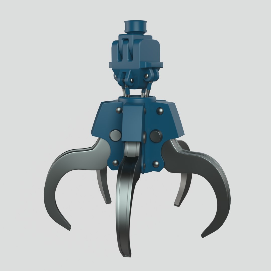 3D hydraulic grab - TurboSquid 1509957
