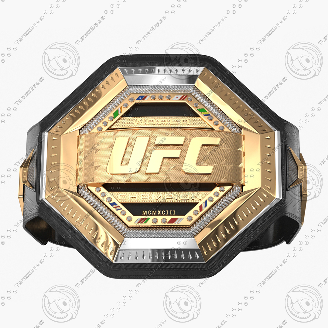 UFCチャンピオンベルト3Dモデル - TurboSquid 1475436