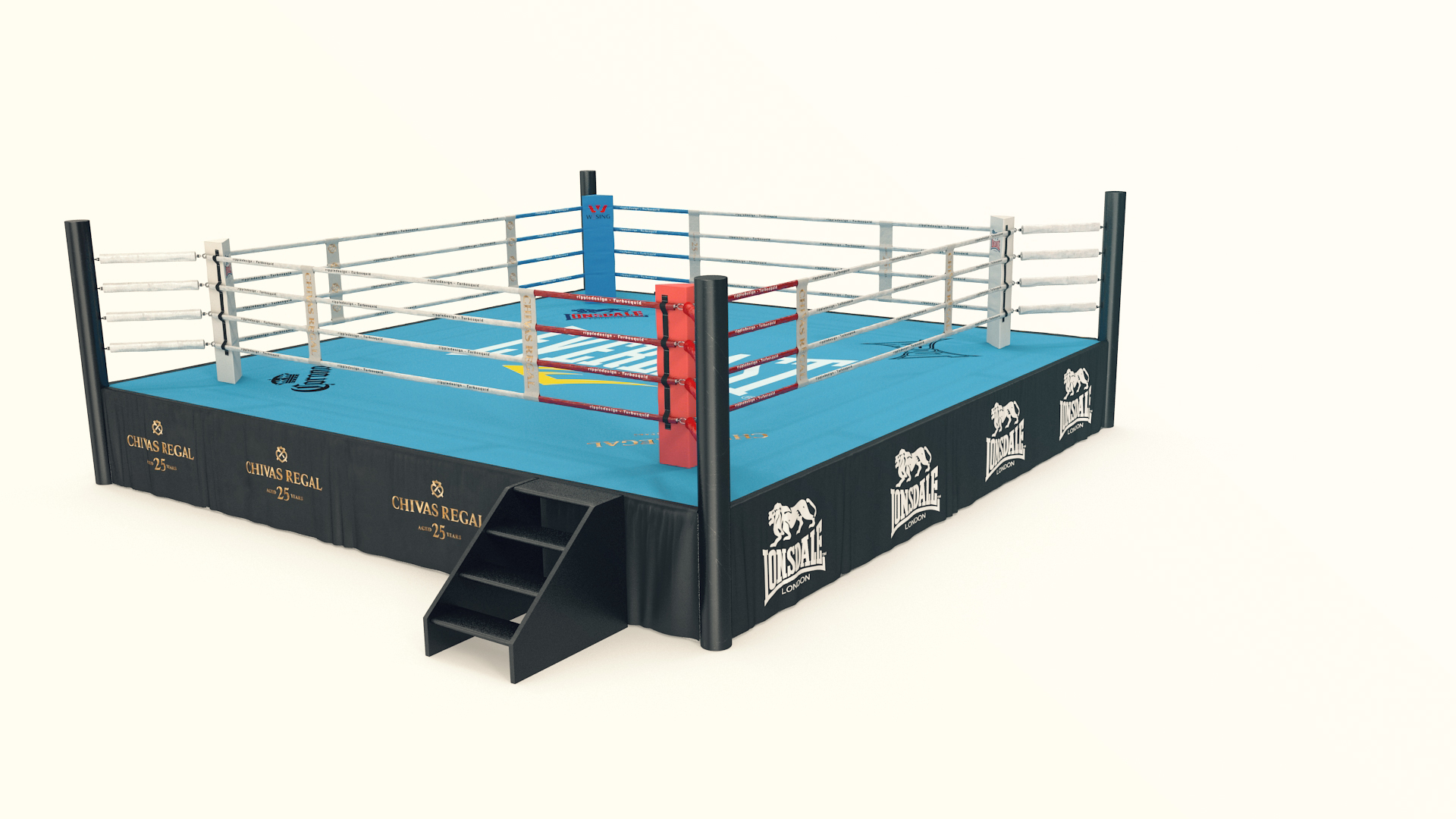 3D boxing arena - TurboSquid 1510167