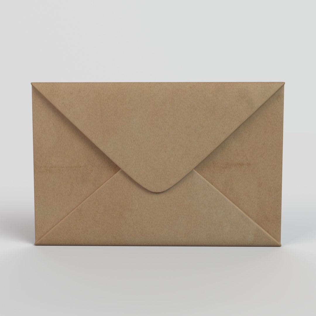 3D mail envelope - TurboSquid 1510005