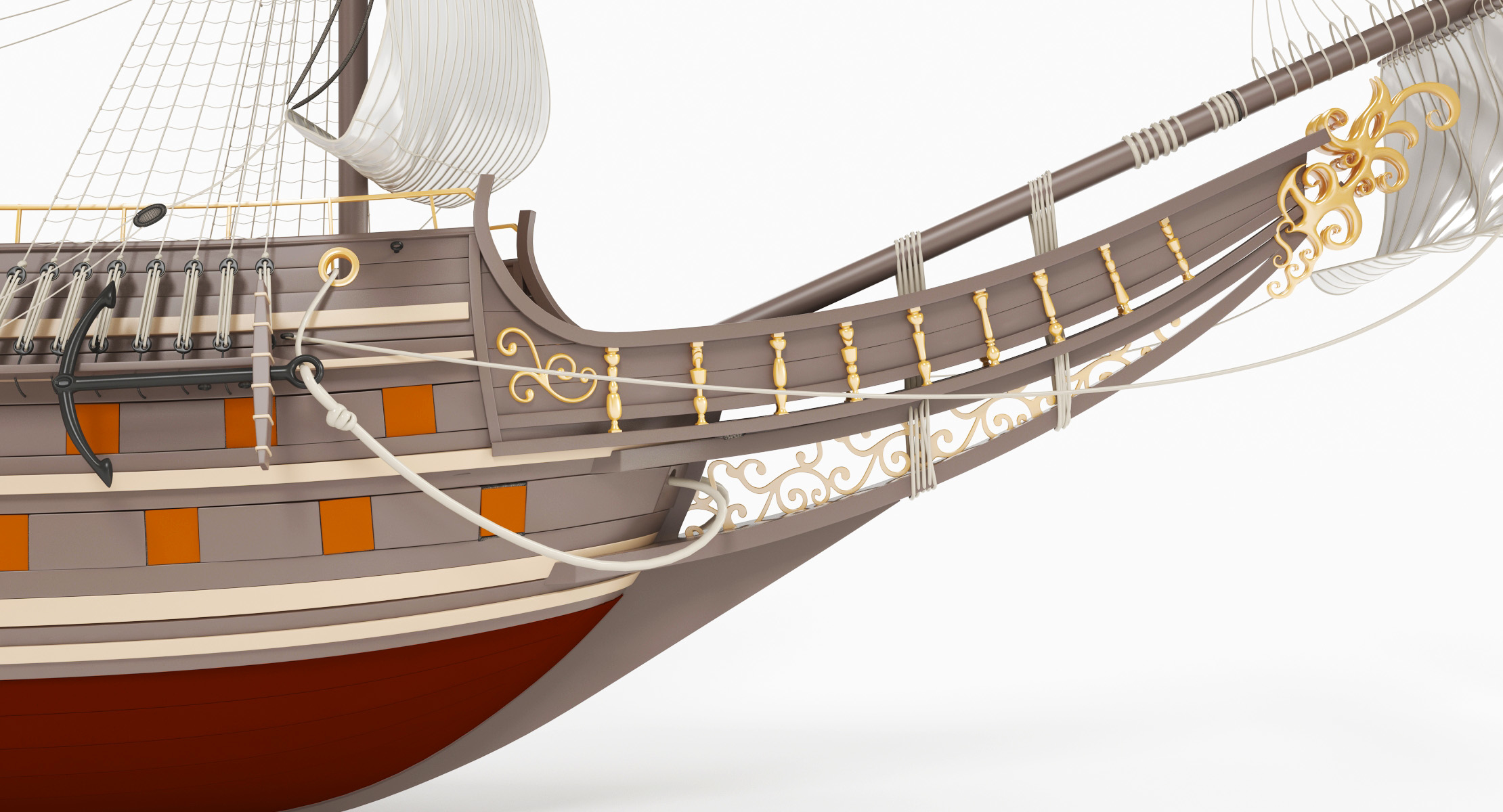 Vasa Ship KEINE Texturen 3D-Modell - TurboSquid 1510112