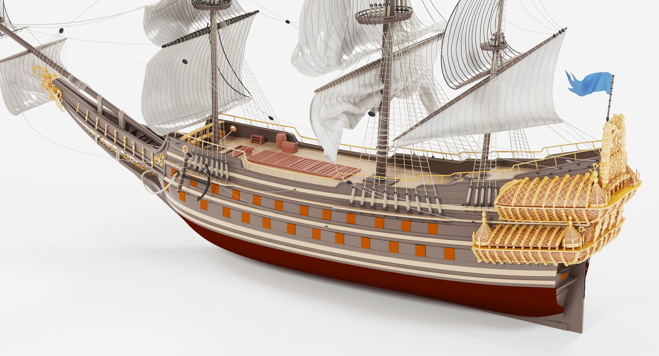 Vasa Ship KEINE Texturen 3D-Modell - TurboSquid 1510112