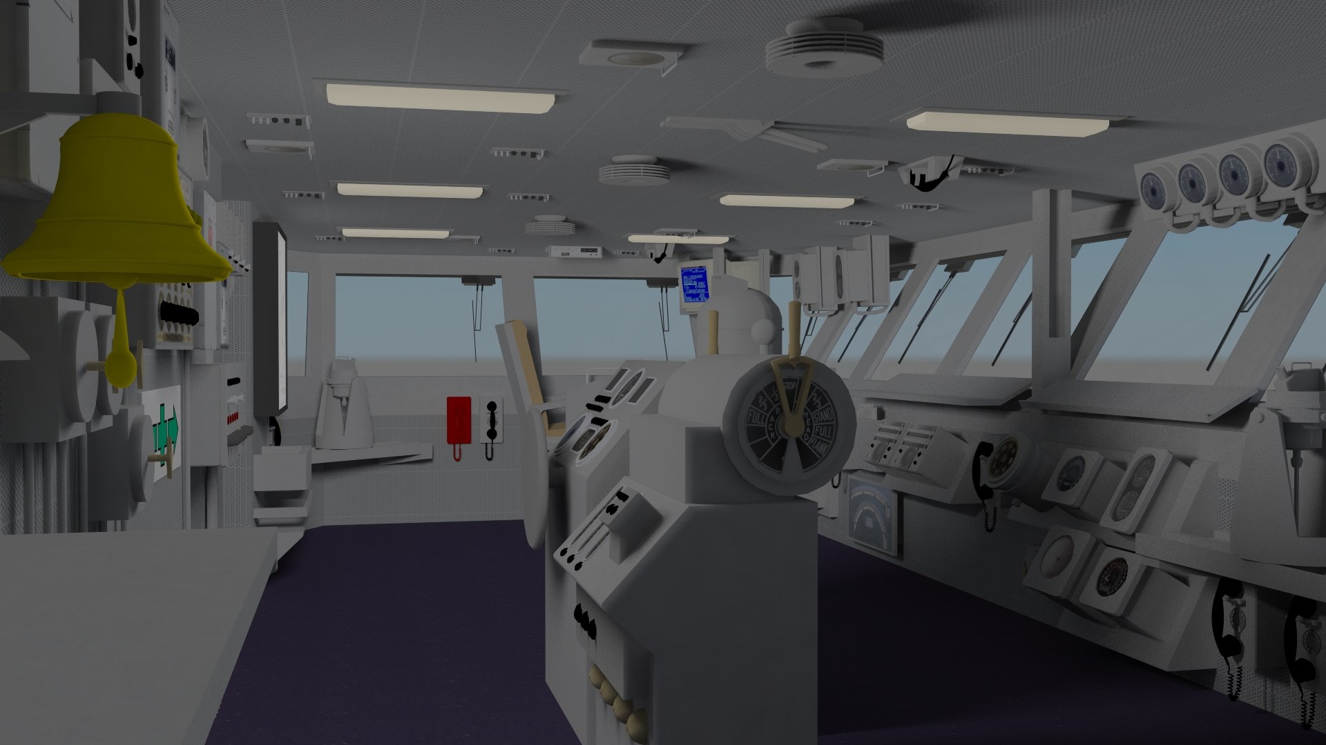 Bridge aircraft carrier model - TurboSquid 1510133