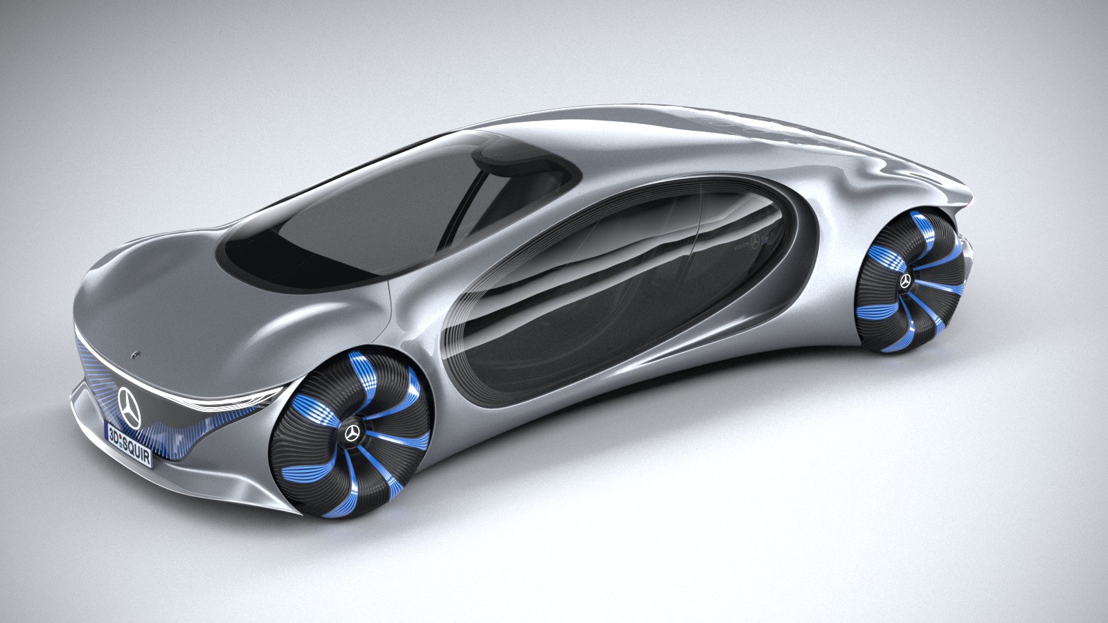 Mercedes benz vision 3D model - TurboSquid 1510026
