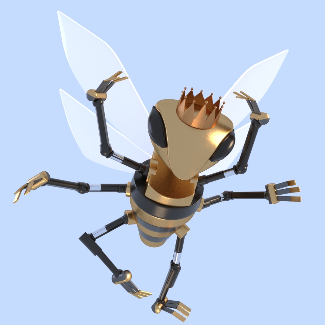 Wasp robot 3D model - TurboSquid 1510290