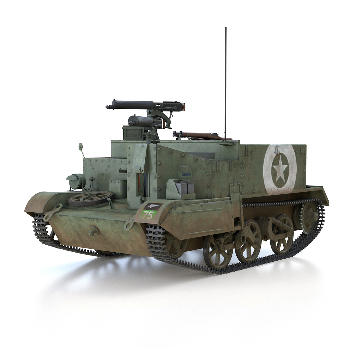 3D bren gun carrier - - TurboSquid 1510296