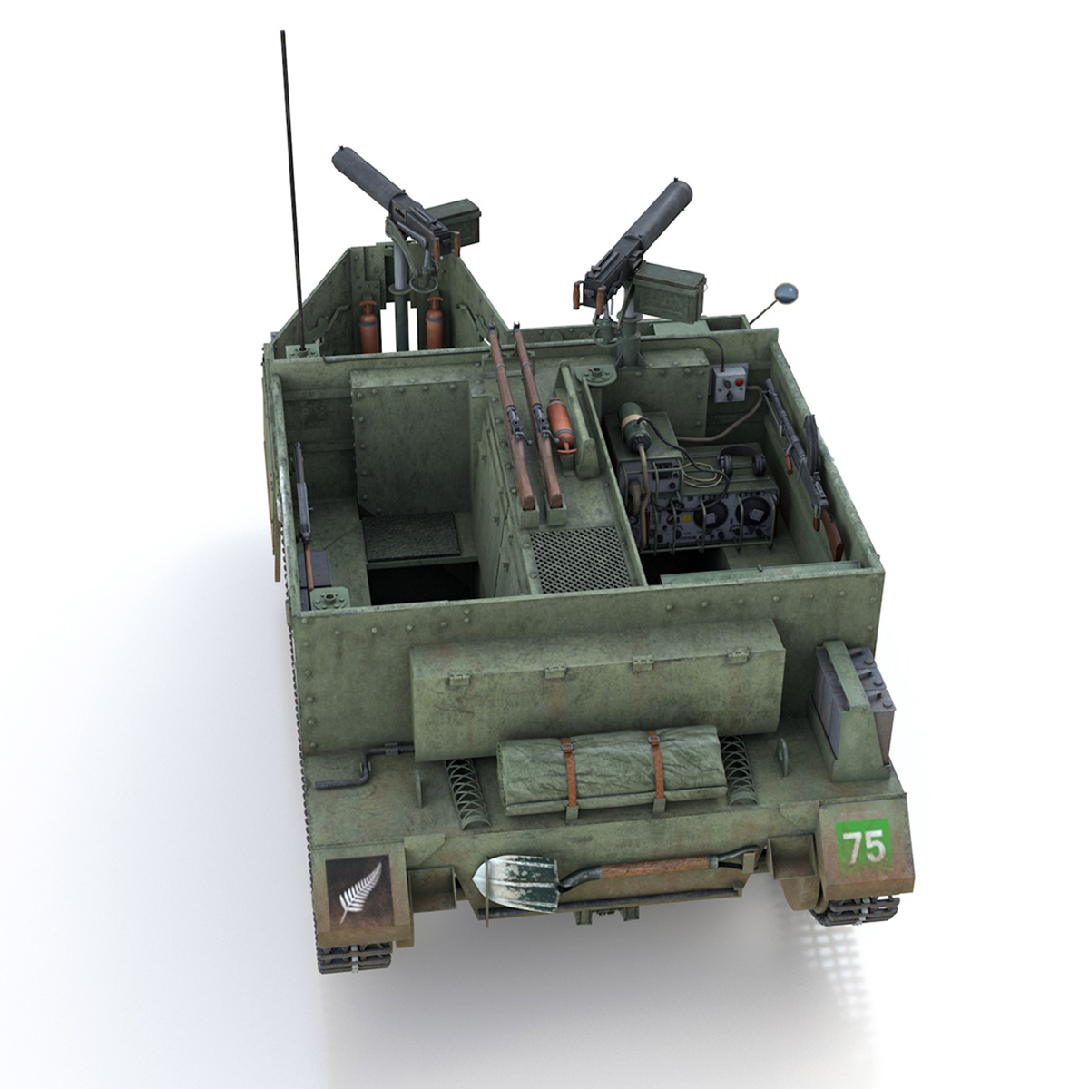 3D bren gun carrier - - TurboSquid 1510296
