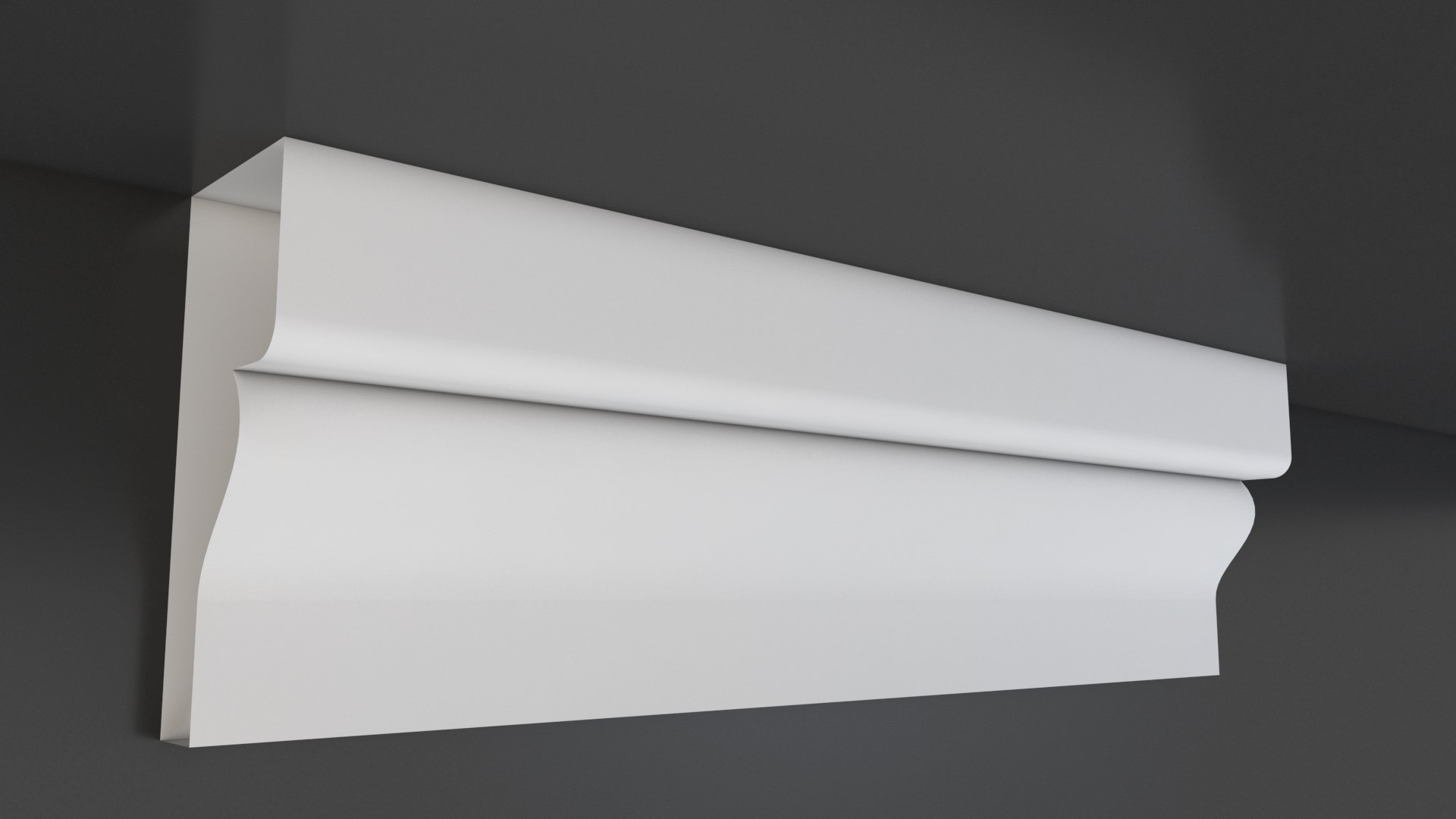 3D cornice 28 straight - TurboSquid 1510318