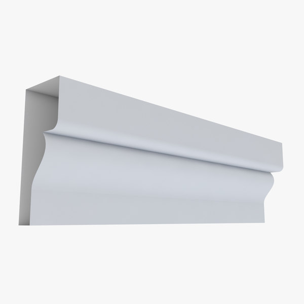 3D cornice 28 straight - TurboSquid 1510318