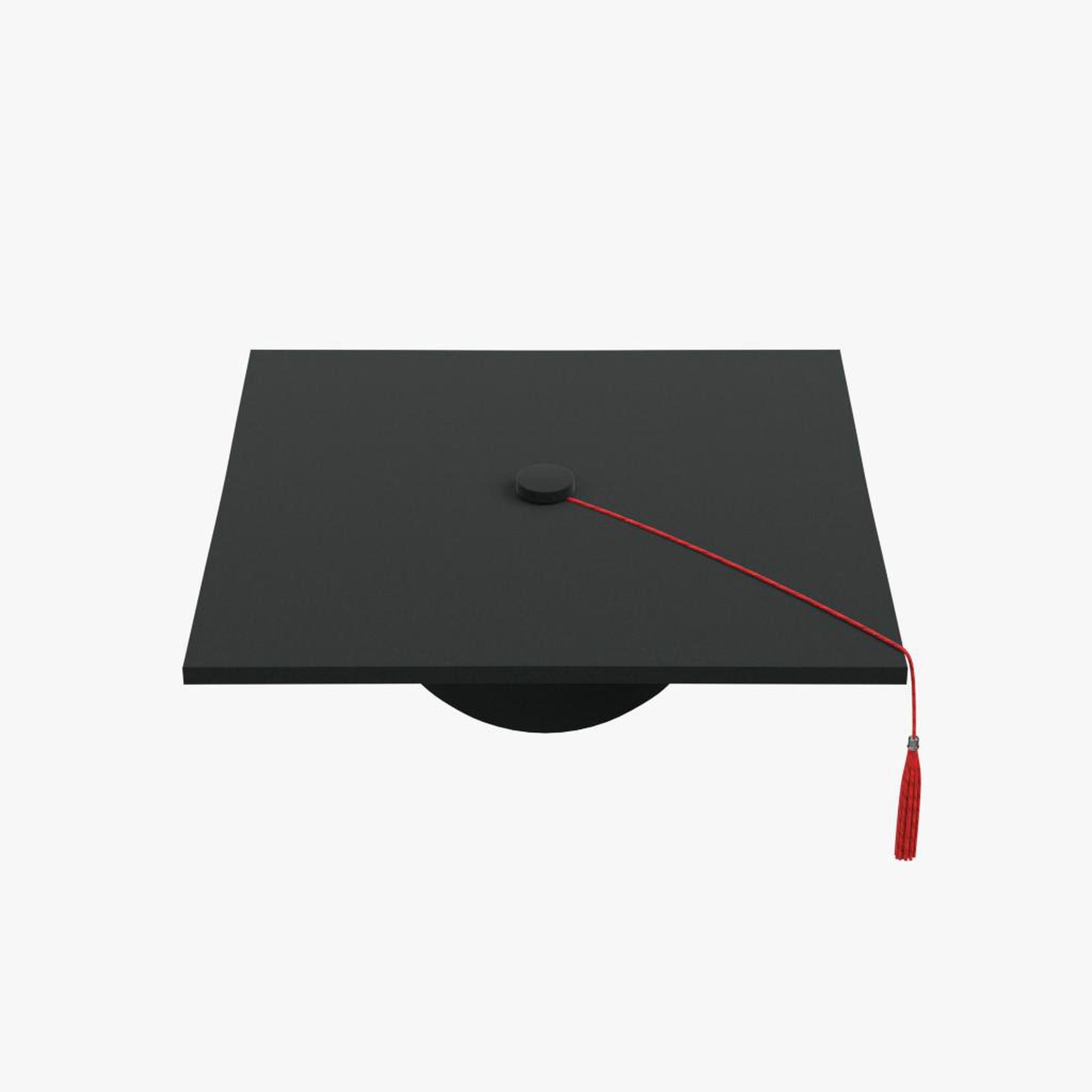 Square academic cap 3D model - TurboSquid 1419022
