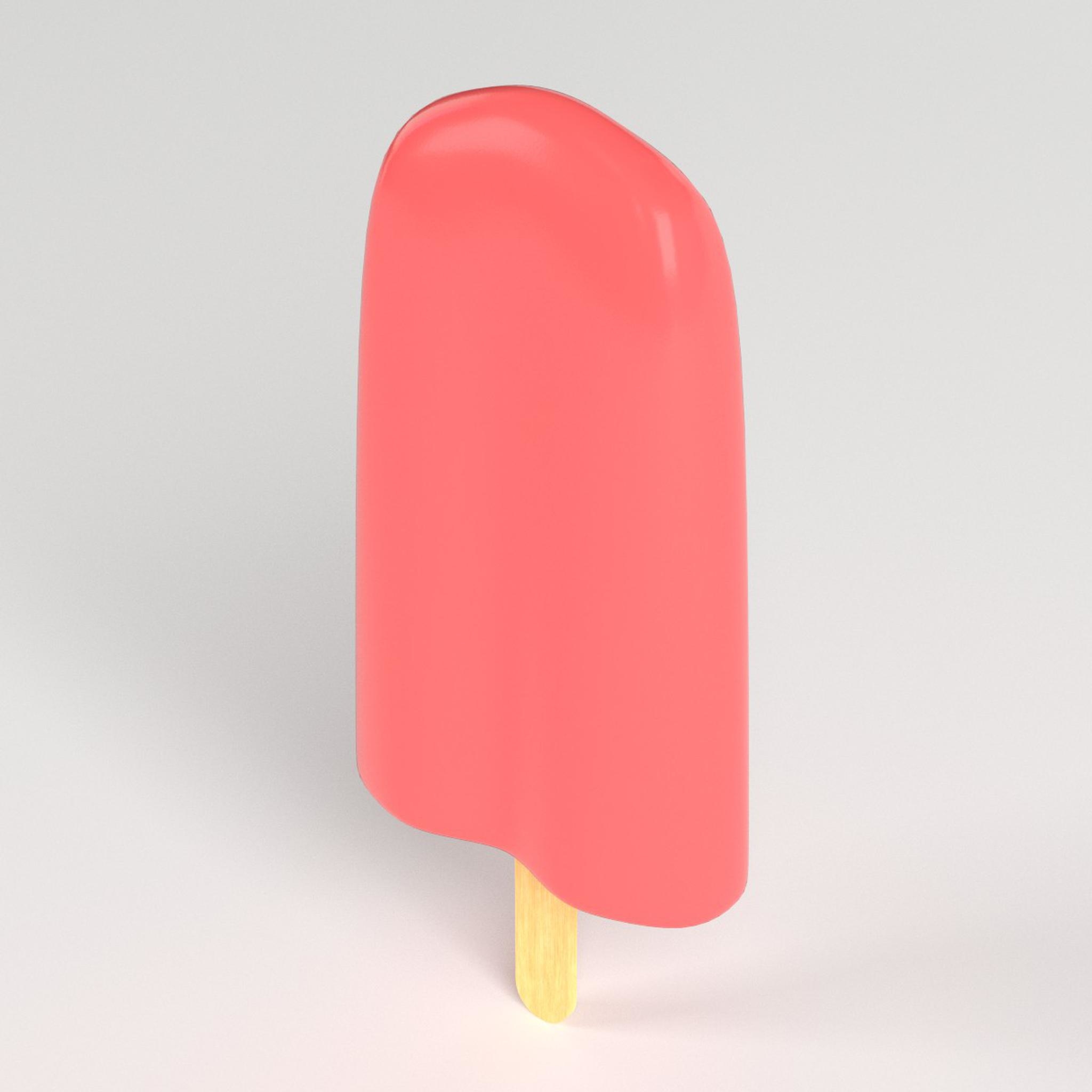 3D stylized ice pop - TurboSquid 1382274