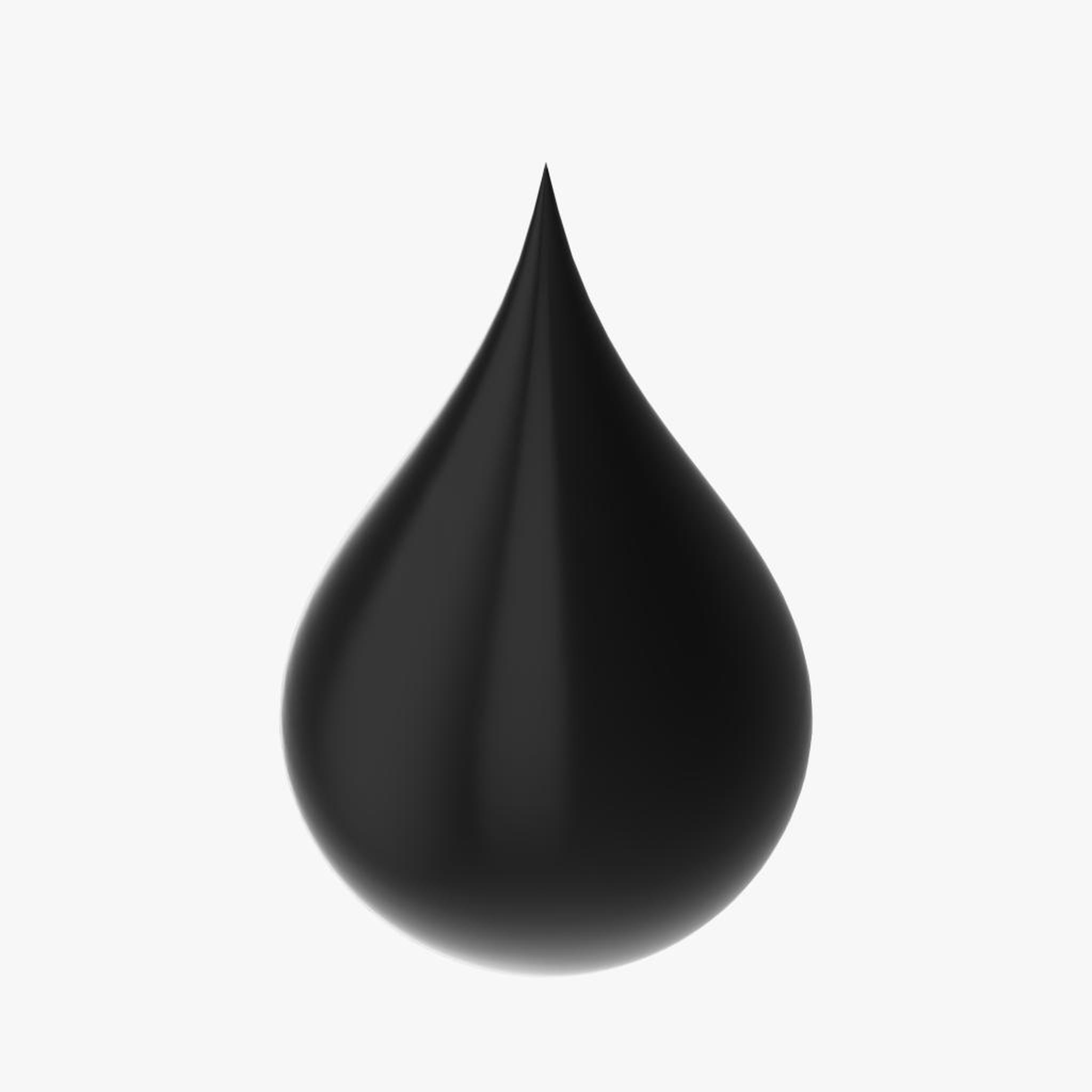 Stylized ink drop 3D model - TurboSquid 1345222