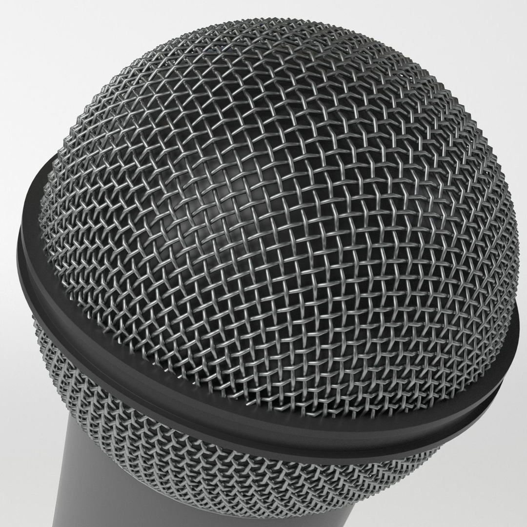 3D traditional microphone model - TurboSquid 1343003
