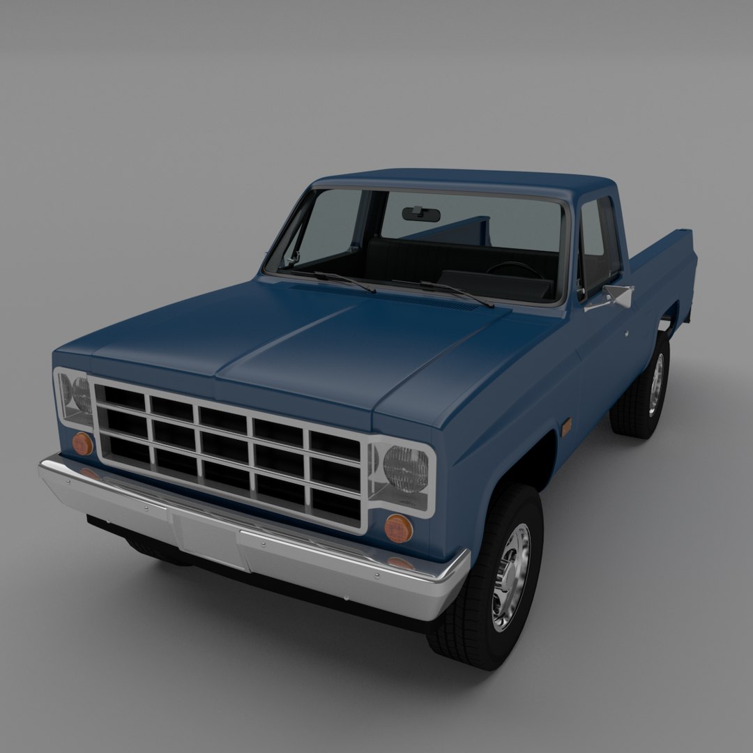 Pick-up 2 3D model - TurboSquid 1510661