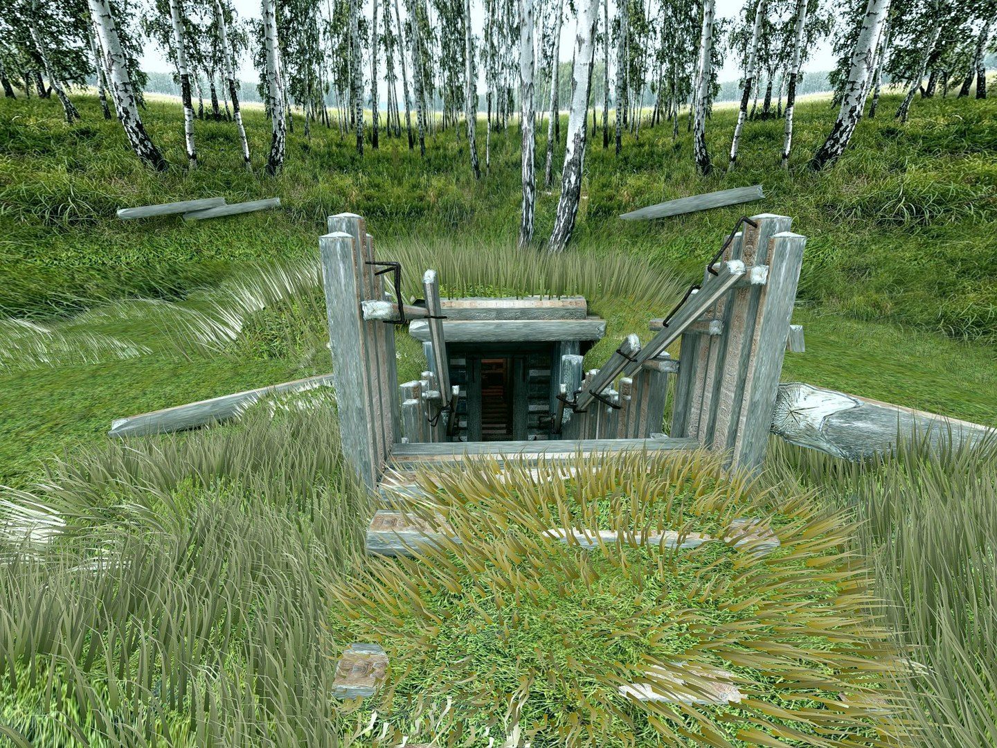 Military dugout model - TurboSquid 1510660