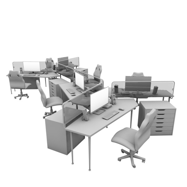 Desk 3D Models for Download | TurboSquid