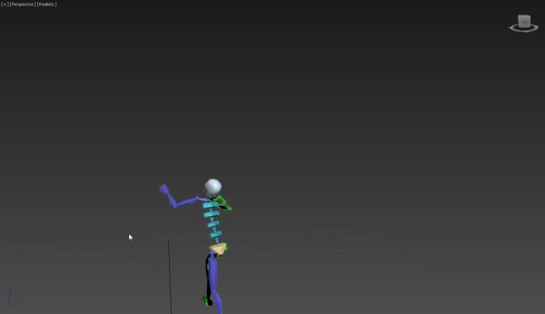 Motion FBX ladder climb step
