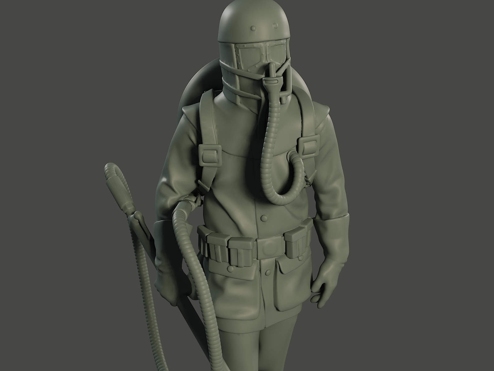 German soldier ww1 walk 3D model - TurboSquid 1511007