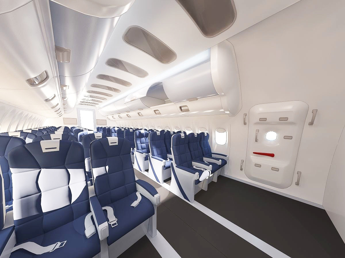 3D model aircraft interior - TurboSquid 1511042