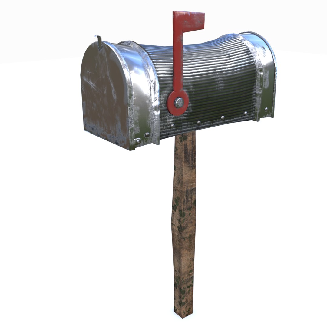3D model silver mailbox - TurboSquid 1511153