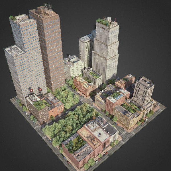 Free Low Poly 3D City Models | TurboSquid