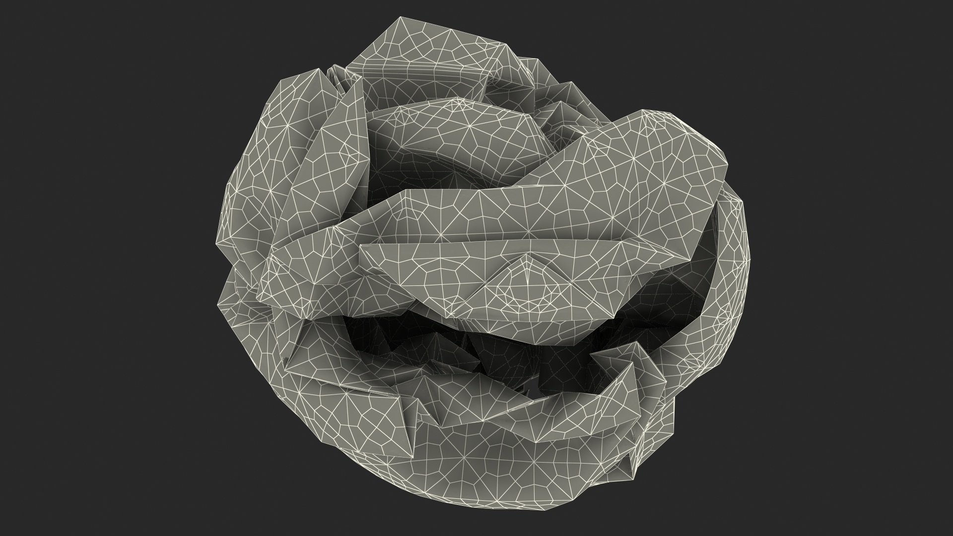 modèle 3D de Boule de papier froissé - TurboSquid 1511235