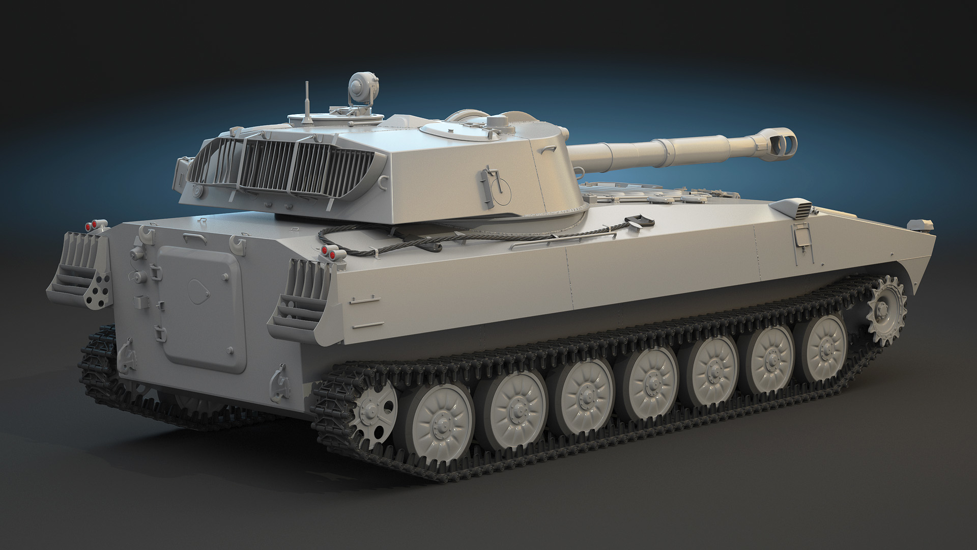 3D soviet 2s1 gvozdika - TurboSquid 1511344