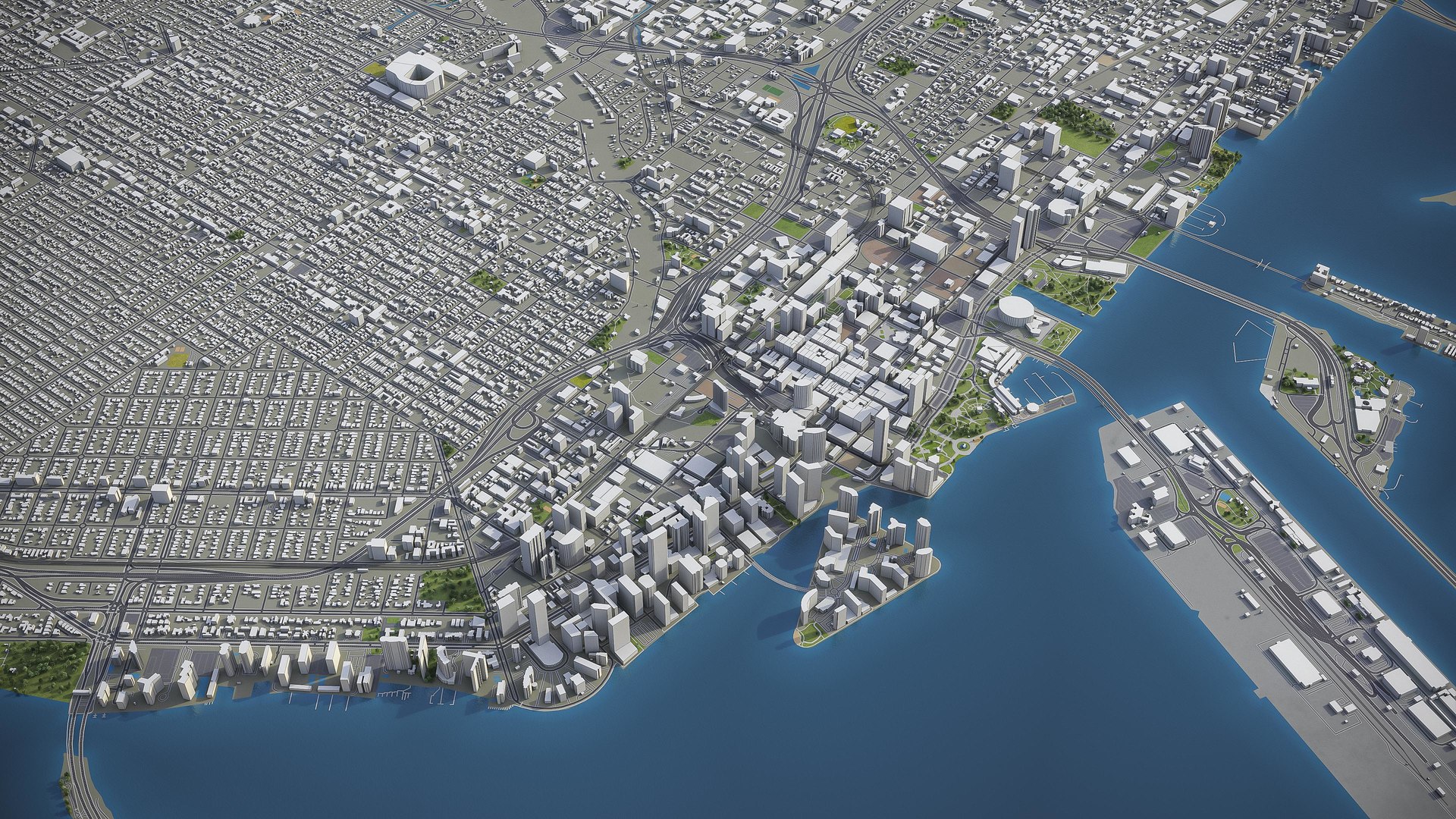 3D model miami surrounding - - TurboSquid 1511273