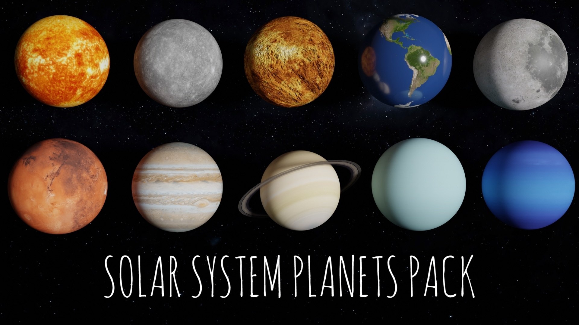 3D solar planets 8k - TurboSquid 1511339