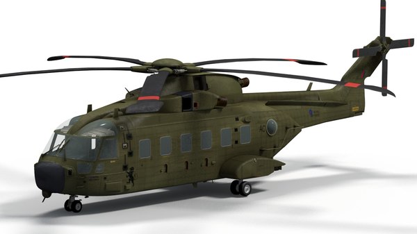 Esquema AgustaWestland AW101 Merlin RAF Modelo 3D - TurboSquid 1511352