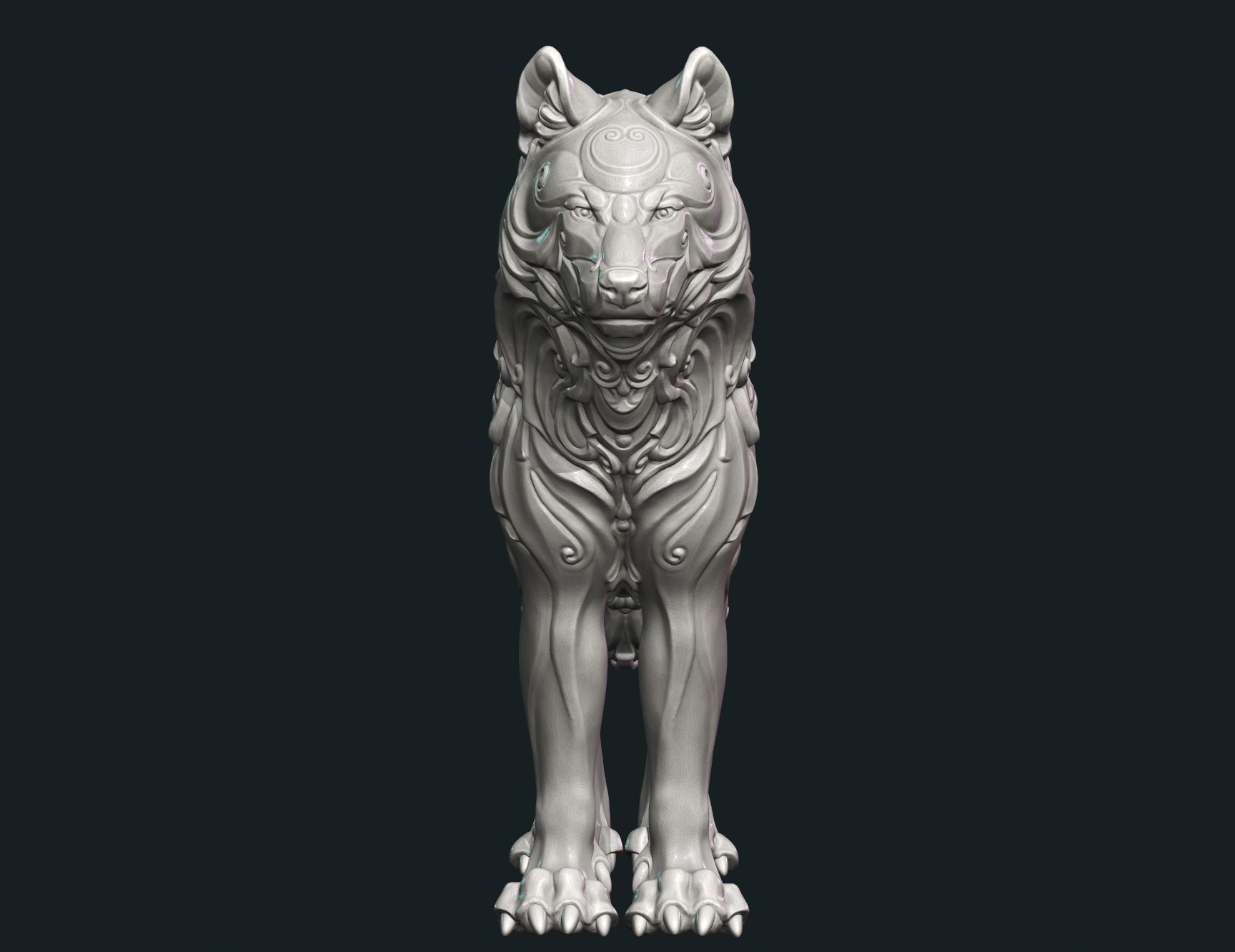 modelo 3d Interesante lobo - TurboSquid 1511536