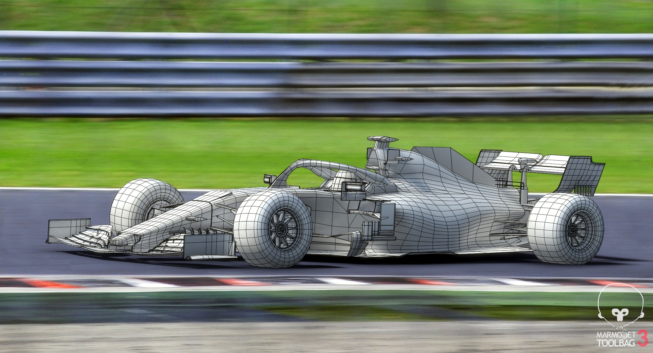 Formula 1 red race car 3D - TurboSquid 1511730