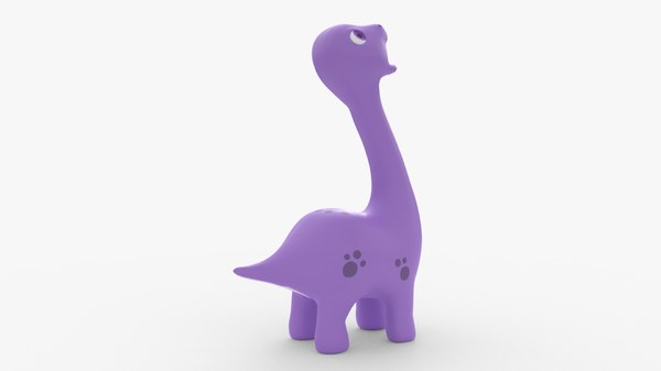 Cartoon baby brontosaurus 3D - TurboSquid 1511071
