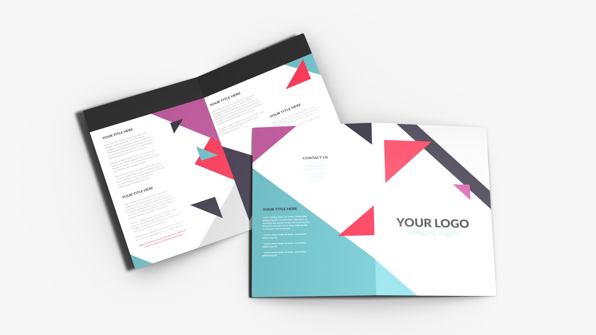 3D leaflet half - TurboSquid 1511555