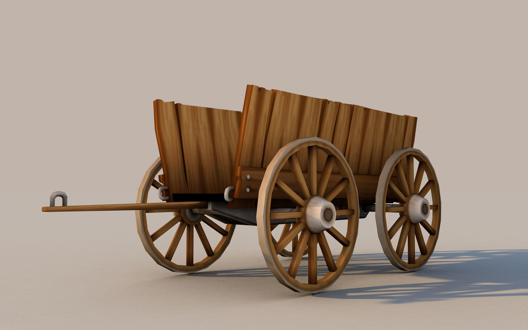 3D model medieval cart - TurboSquid 1511577