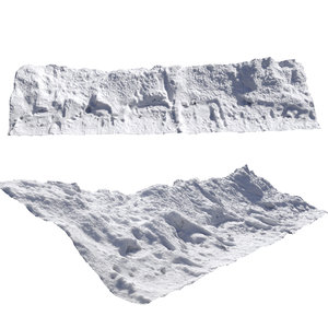 snowflakes snow 3d model