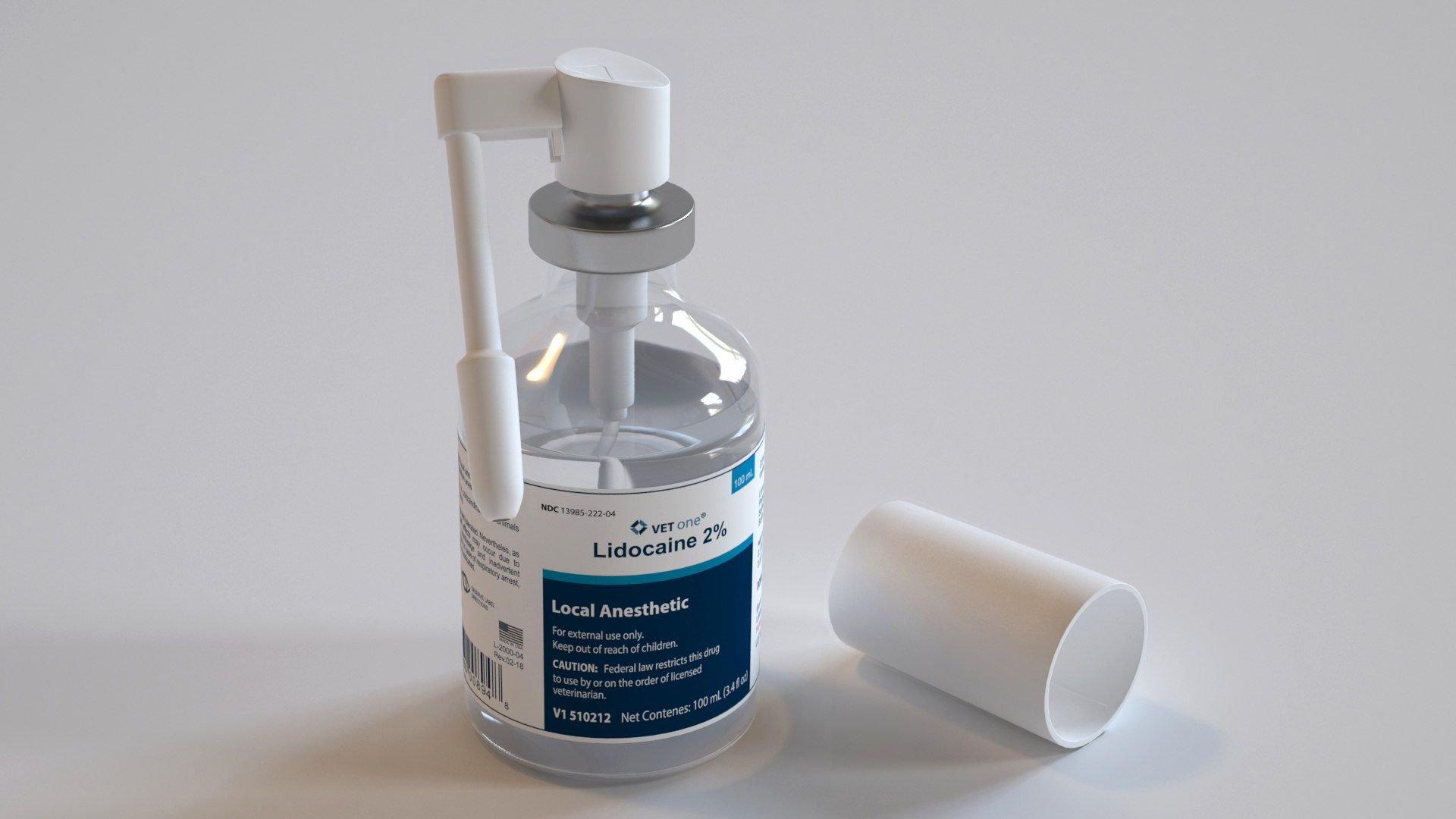3D lidocaine spray model - TurboSquid 1511723