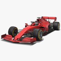 generic f1 race car 3d max
