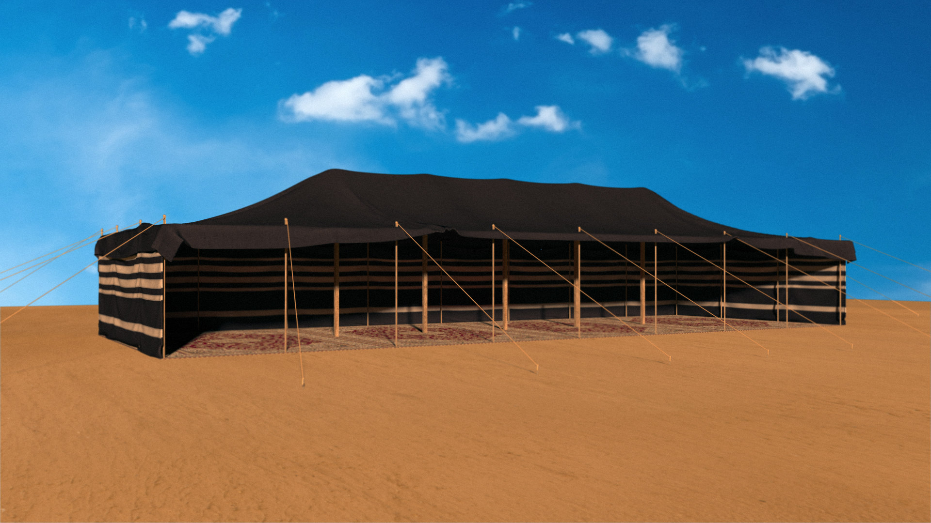 Traditional tent 3D model - TurboSquid 1511759