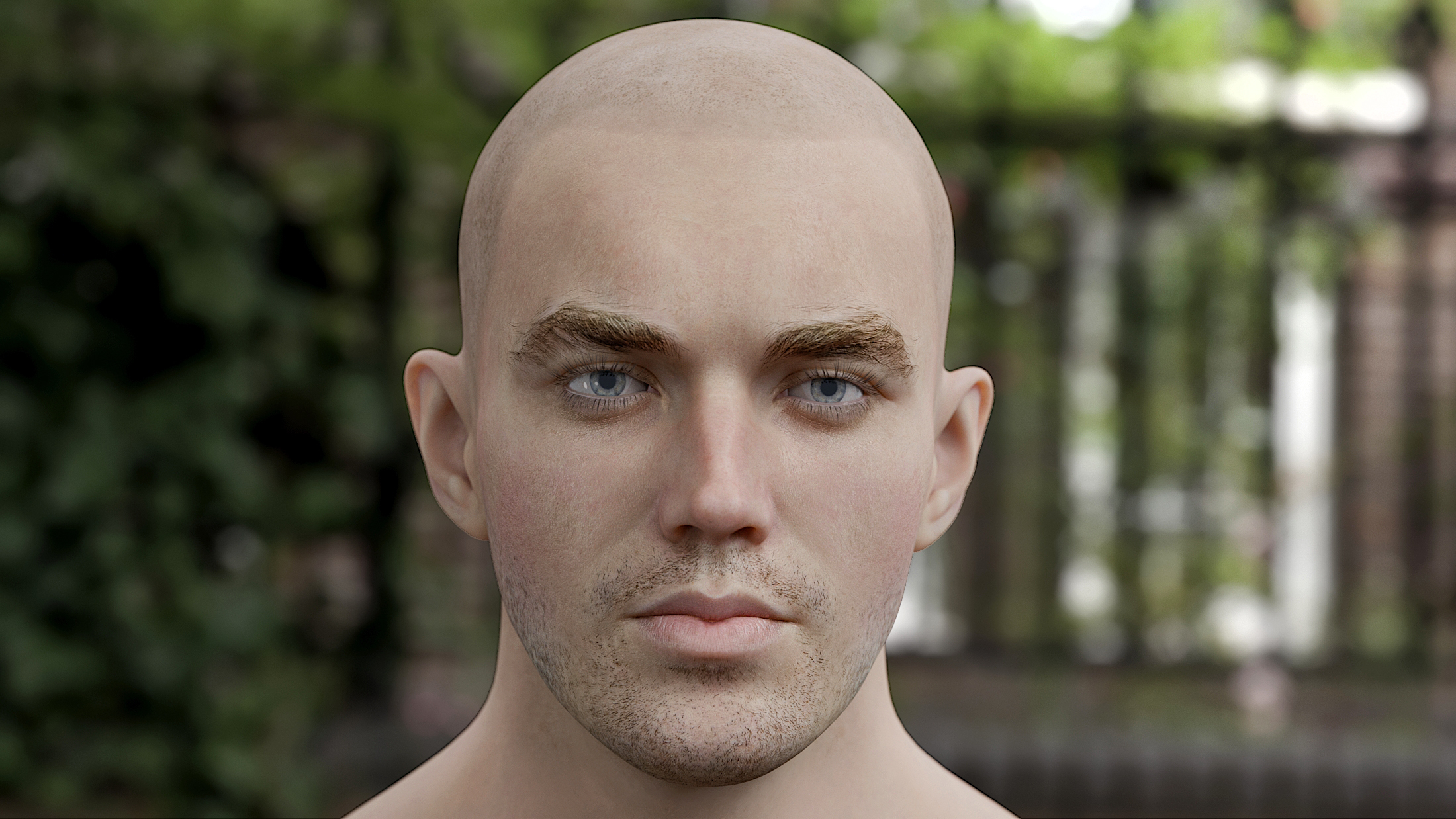 3D realistic male head model - TurboSquid 1511748