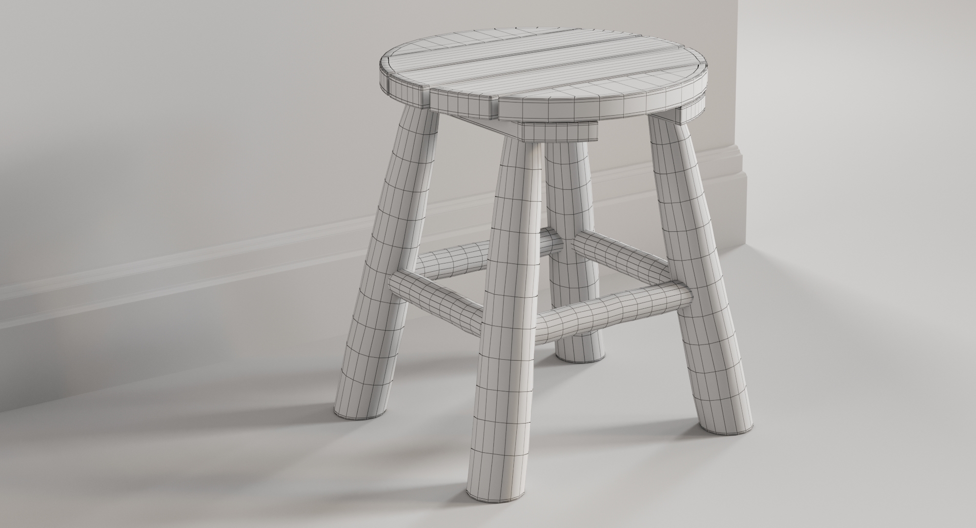 3D realistic stool model - TurboSquid 1511764